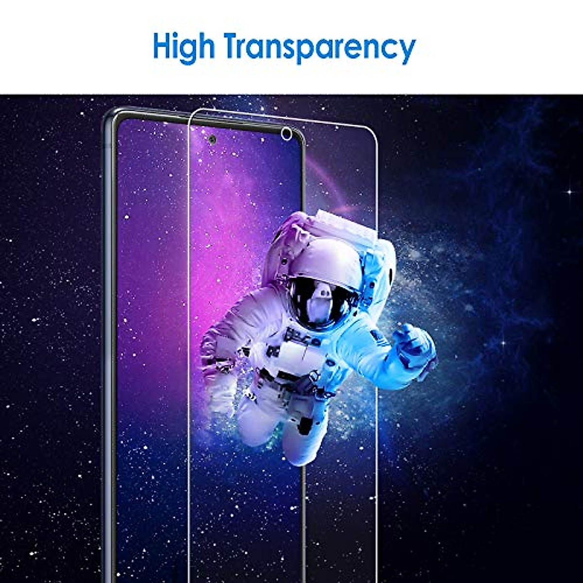 JETech Screen Protector Compatible with Samsung Galaxy S20 FE 6.5-Inch, Tempered Glass Film, 3-Pack