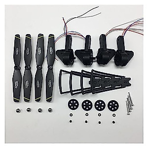 XUCHIL SG700 S169 SG700-D Drone RC Quadcopter Spare Parts Fold Wing Arm Include Gears LED Axis Motor Set Upgrade Bearing Etc Part Kit (Color : 816 Version motor-08, Size : .)