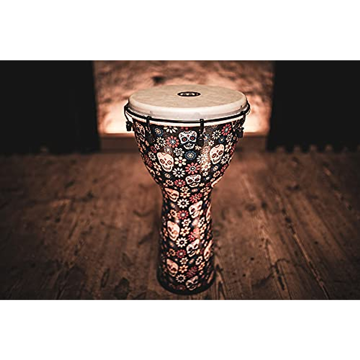 Meinl Percussion Djembe Hand Drum Circle Instrument with Synthetic Shell and Head, Alpine Series — NOT Made in China — Easy Tuning, 2-Year Warranty (ADJ12-SI)