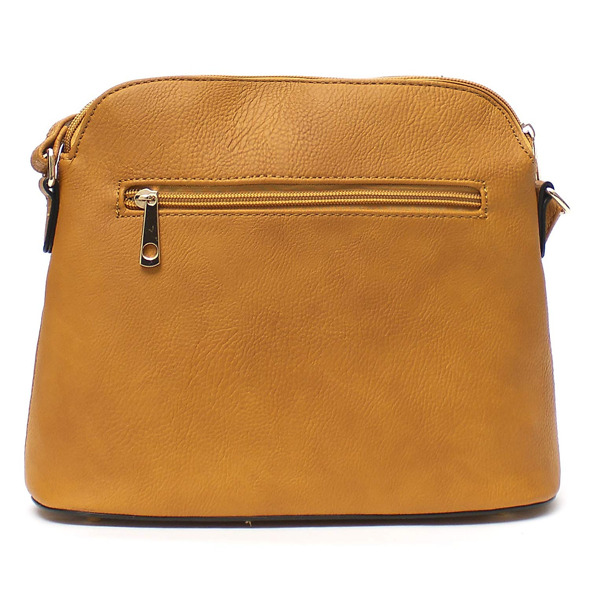 Janin Handbag Lightweight Medium Dome Crossbody Bag with Tassel Zipper Pocket Adjustable Strap