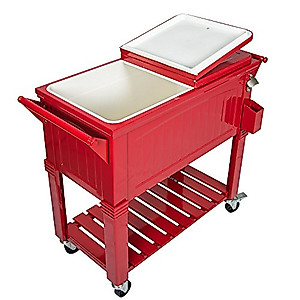 Permasteel PS-203F1-RED Furniture Cooler, Red