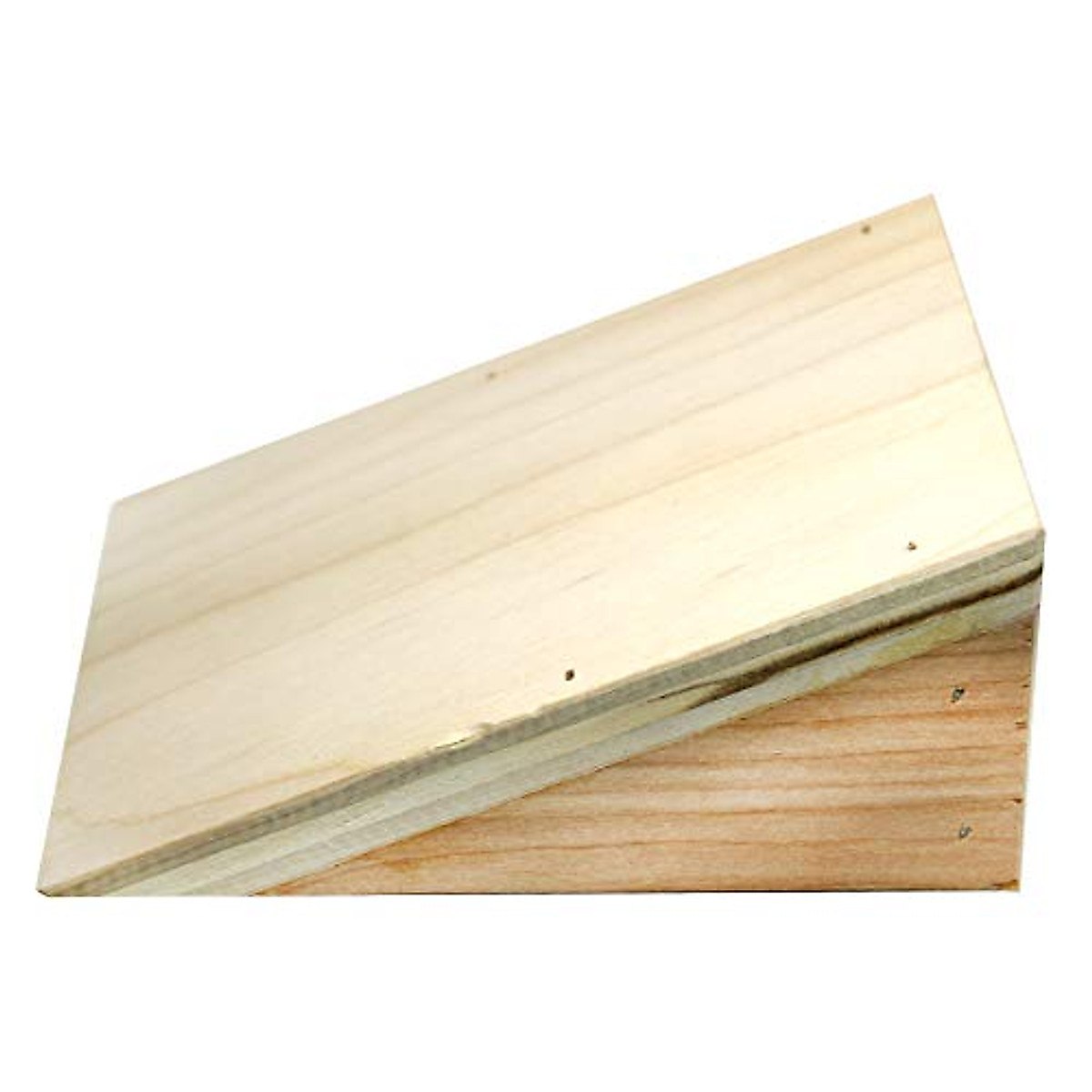 Wide Kicker/Bank Fingerboard Ramp - Handmade in USA - 5.5" Long, 2.25" Tall - Teak Tuning