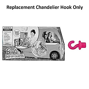Barbie Replacement Parts Camping Van - CJT42 RV Pop Up Camper Vehicle Playset ~ Replacement Chandelier Hook