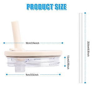 2 Pack 40 oz Tumbler Flip Straw Lid Compatible with Stanley Cup 40oz Tumbler Tumbler Cover Compatible with Stanley Cup Quencher Straw Cover Compatible with Stanley 40 Oz Tumbler Accessories