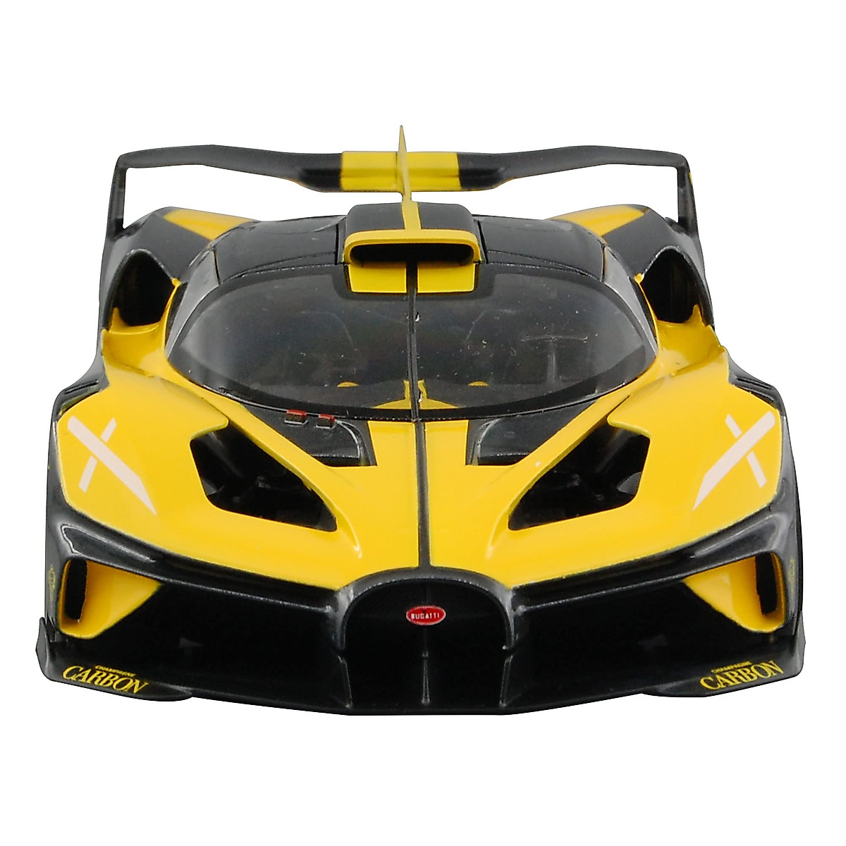 Bburago Bugatti Bolide Diecast Model Car 11047 Black Yellow