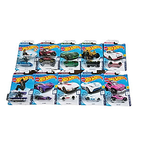 Hot Wheels Die Cast Tokyo 2020 Olympics car Bundle of 10 Cars: Toyota, Basketball, Karate, Swimming, Baseball, Surfing, Skateboarding, Gymnastics, Volleyball, Athletics