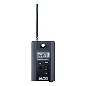 Alto Professional Stealth MKII-UHF Stereo Wireless Audio System for Active Speakers with Transmitter and 2 Receivers, 2 XLR Ins, Expandable