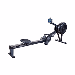 Body-Solid Endurance (R300) Air Resistance Indoor Rower - Cardio & Total Body Workout Machine with Self-Generating Power