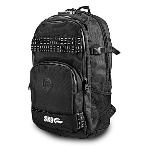 Skunk Nomad Skaters Backpack - Smell Proof - Water Proof - With Combination Lock (Black)