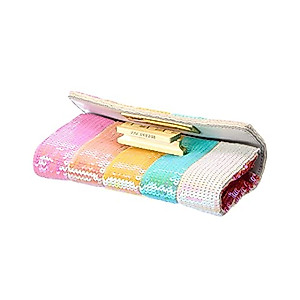 ZAC Zac Posen Soft Earthette Wallet-Rainbow Sequin Open Miscellaneous One Size