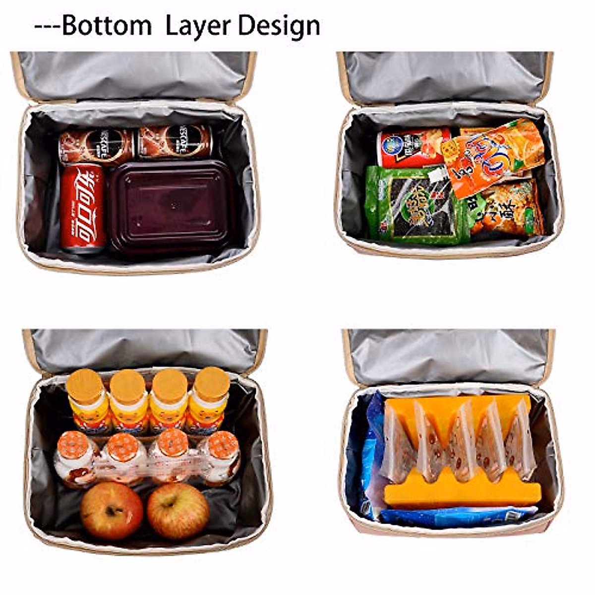 V-COOOL Breast Pump Bag Backpack Double-layer Fresh-Keeping Bag Double Layer for Mother Outdoor Working Backpack with USB Charging Port(Deep Gray)