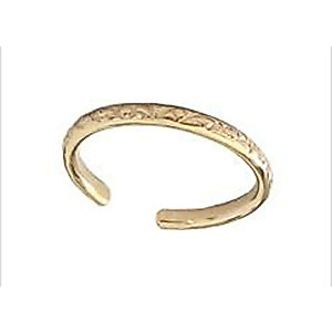 California Toe Rings 14k Gold Filled Hawaiian Adjustable Toe Ring One Size Fits All Most