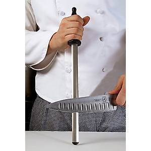 Mercer Culinary Diamond Honing Steel, 12 Inch