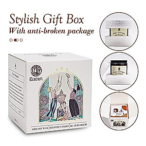 Candles for Home Scented, 60 Burn Hours 9oz Scented Candles Gift for Women, Stress Relief Gifts, Birthday Gifts (Japanese Cherry Blossom)