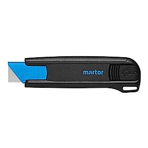 Martor 175001.02 Safety Knife Secunorm 175", Blue/Black