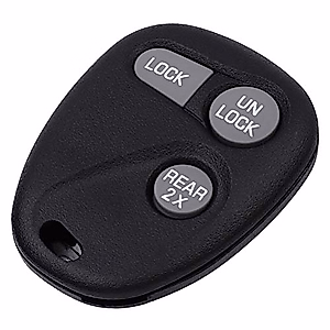 ECCPP X 1 Keyless Entry Remote Key Fob Replacement for 1997-02 for Chevy for GMC for Oldsmobile Express/Sonoma/for Astro/for Suburban 1500/for Tahoe/Yukon/Jimmy/Savana/Bravada FCC 167901-5 16245100-29