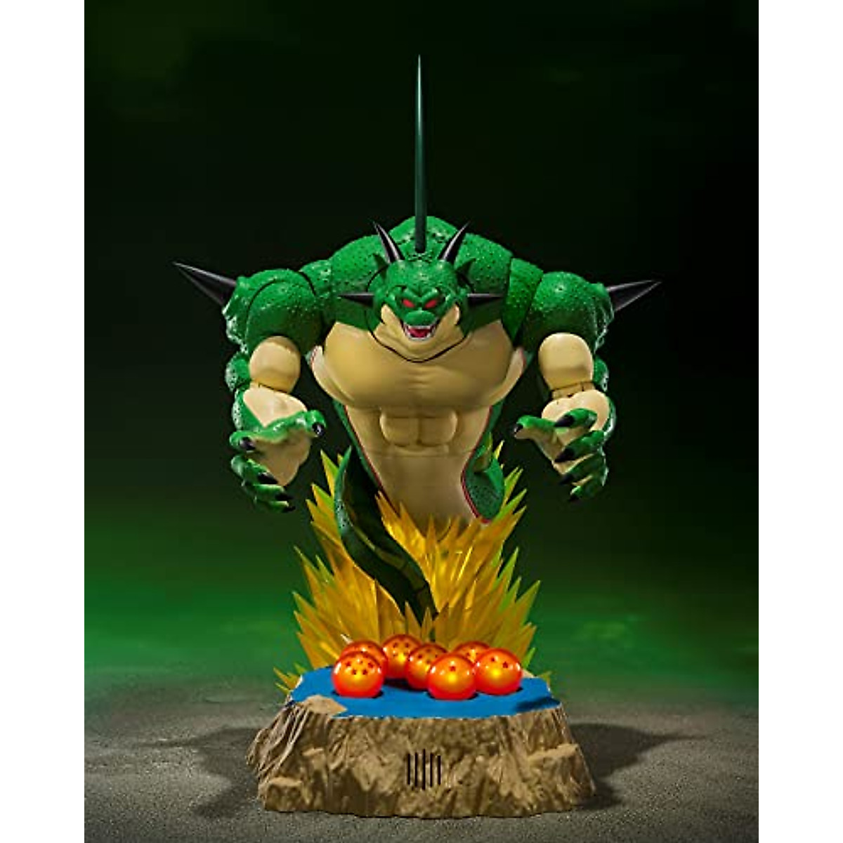 TAMASHII NATIONS - Dragon Ball Z - Porunga & Dende Luminous Dragon Ball Set (Come Forth, Genuine Shenron!!), Bandai Spirits S.H.Figuarts Action Figure