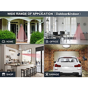 Driveway Alarm- 1/2 Mile Long Range Wireless Driveway Alarm Outdoor Weather Resistant Motion Sensor&Detector-DIY Security Alert-Monitor&Protect Outdoor/Indoor Property - 1 Receiver and 2 Sensors