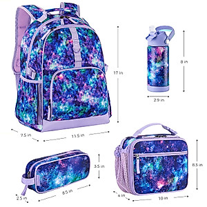 Choco Mocha Preschool Backpack for Girls Flora Backpack for Toddler Girls Preschool Backpacks for Girl Bookbag 14 inch Prek Backpack for Kids with Chest Strap Child 2-4 3-5 Gifts, Blue