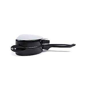 Fox Run Non-Stick Omelette Pan with Egg Poacher Set, 11.25 x 9.5 x 2.5 inches, Metallic