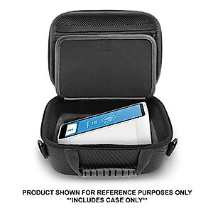 CASEMATIX Travel Carry Case Compatible with Square Terminal Reader, Printer Paper and Accessories with Adjustable Shoulder Strap, Case Only