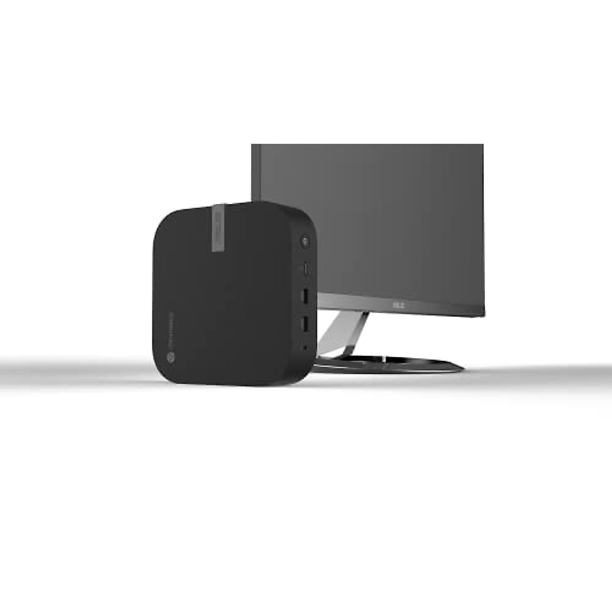 ASUS Chromebox 4 with Intel® Celeron, 4GB RAM, 32GB eMMC storage, Power/DisplayPort Over Type C, Dual HDMI, Gigabit LAN, WiFi 6, USB 3.2, MicroSD Card Reader, VESA Mount, Chrome OS
