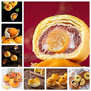 RHBLME 200 Pack Mini Bundt Cake Containers, Clear Plastic Mini Cake Boxes with Dome Lids Mini Cupcake Boxes, Dome Muffin Single Container for Cookies Cheesecake Mooncake Desserts