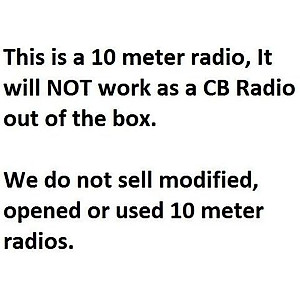 Stryker SR-955HP 10 Meter Single Side Band Radio W/LED Lighting & Clear Audio