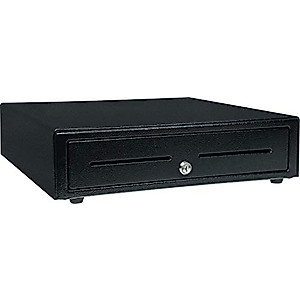 Star Micronics CD4-1616 5 Bill / 5 Coin Choice Series Cash Drawer with 2 Media Slots and Included Cable (16" x 16") - Black