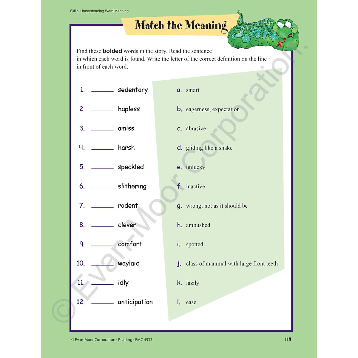 Skill Sharpeners Reading, Grade 5