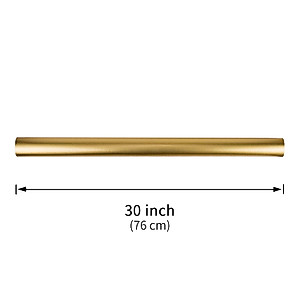 RUSPEPA Gold Metallic Wrapping Paper-81.5 Sq Ft-Solid Color Paper Perfect for Wedding,Birthday,Christmas,Baby Show -30Inch X 32.8Feet