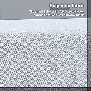 TRENDBOX Ball Pit Cover 35.4 x 11.8 for Sponge Round Ball Pool NOT Include Sponge - Light Gray - Cover Only