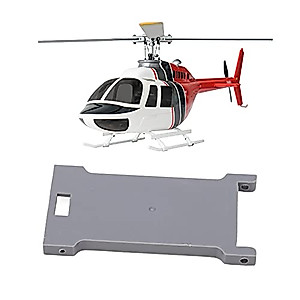 RC Helicopter Accessories, Plastic Controller Install Plate Grey Portable Safe Easy Installation for FW200