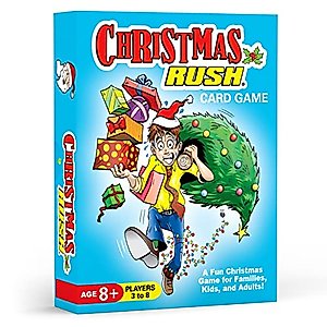 Arizona GameCo Christmas Rush Card Game - a Fun Christmas Game for Families, Kids and Adults – a Great Gift Idea, Party Game or Stocking Stuffer – Ages 8 and Up