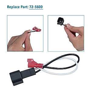 72-5600 Speaker Adapter Wiring Harness Replacement for Select Ford, Chevrolet, GMC, Mazda Lincoln, Mercury Car Front Rear Door Speaker Wire Harness（4Pcs)