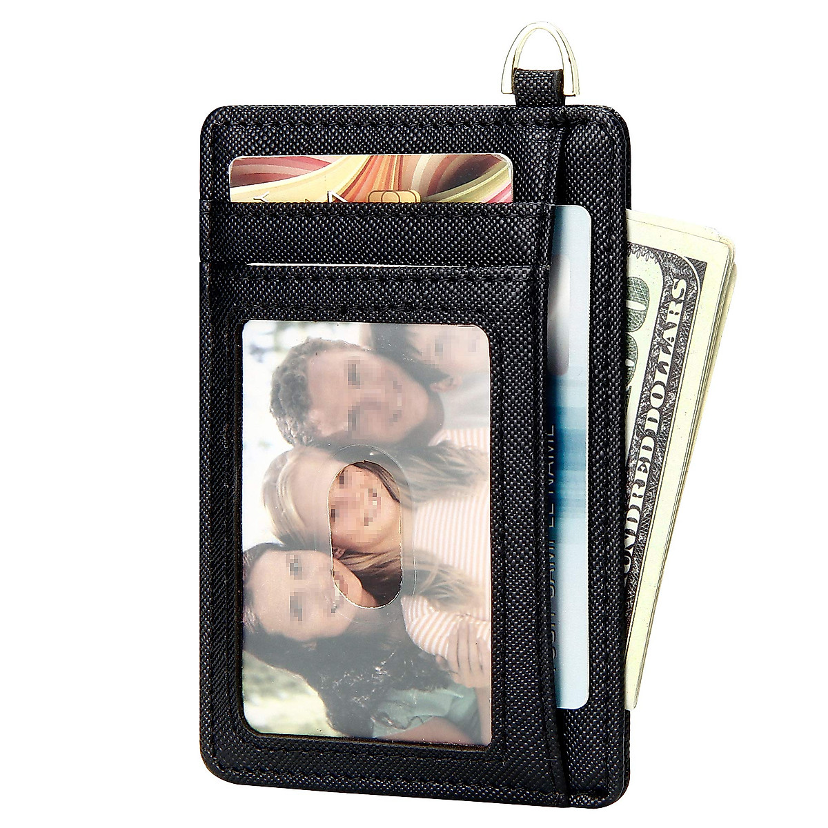 GEEAD Slim Minimalist Front Pocket RFID Blocking Card Holder Wallets for Men & Women