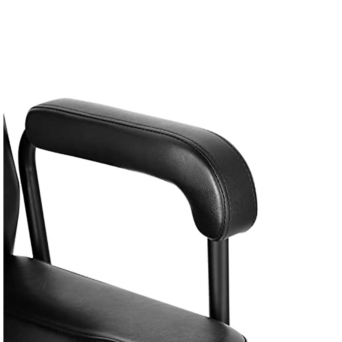 Beautymega Black Hydraulic Pump Styling Chair 360 Degrees Swivel Barber Chair Salon Spa Reclining Beauty Chair