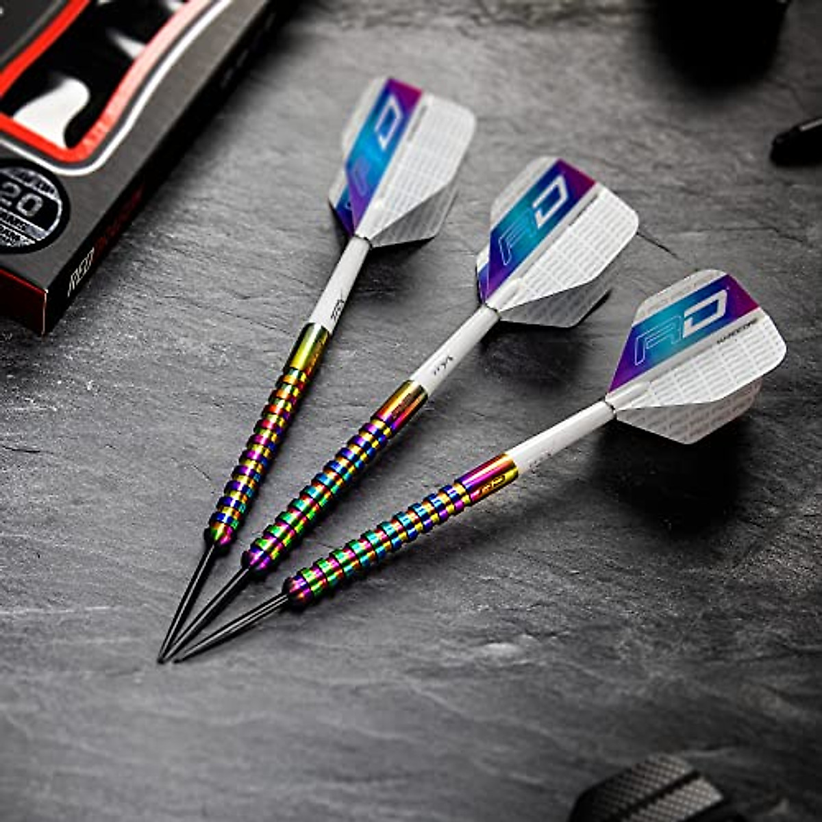 RED DRAGON Javelin Spectron 20 Gram Premium Tungsten Darts Set with Flights and Stems
