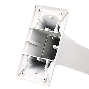 Architectural Mailboxes Callaway Aluminum Mailbox Post, Compatibility Code A, B, C, D, CP00WAM, White