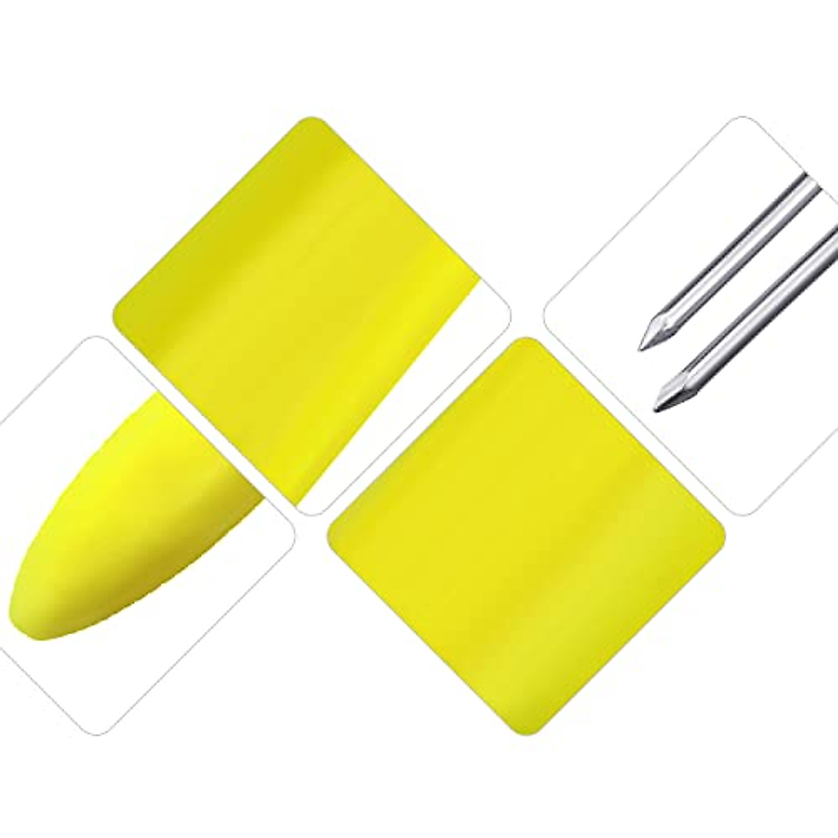 24 Pieces Corn Cob Holders and Dish Set Corn on the Cob Skewer Stainless Steel Skewer Needle BBQ Tool and Plastic Corn Tray