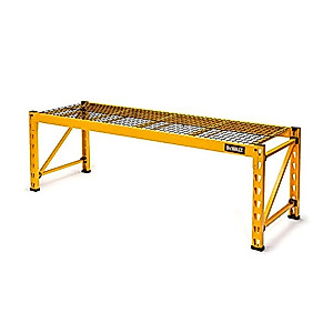 DEWALT 6-Foot Wide Single Shelf Industrial Rack Extension Kit, Add 2 Feet of Extra Height to 6-ft Storage Racks, 2,500-lb Capacity, Powder-Coated Steel, NOT Compatible with 4-Foot Wide Shelf