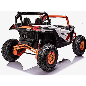 Next Generation 4X4 Upgraded Kids Ride ON CAR Power Wheel Quad Buggy UTV MX Side by Side RZR ATV 24V XL Rubber Tiers