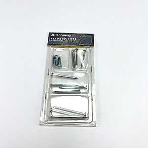 JHtanhuang Rivets, cramps and nails of metal Maximum Length 2 Inches Galvanized Nails, Picture Hanging Nails, Wood Nails, Wall Nails with Storage Box
