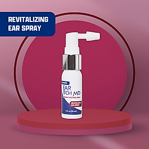 eosera® Ear Itch MD® - Ear Drops for Itchy Ears | Dry Ear Relief | Soothing Spray | Moisturizing Formula | Allergies, Eczema, Dermatitis, Psoriasis, Perimenopause, Menopause, Hearing Aids