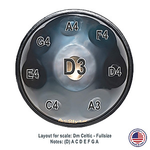 Acolyte Handpan - Dm Celtic - Made in the USA