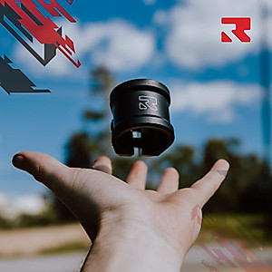 ROOT INDUSTRIES Lithium Double Clamp - Pro Trick Stunt Scooter Clamp - Compatible with Freestyle Bars Standard/Oversized - Variety of Colors - 2 Bolt 6mm Compression for Kick Push Scooter (Black)