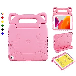 Tendmart Case Compatilbe with iPad Air 4th / 5th Generation 10.9" 2022,Kids case for Pro 11-inch 3rd Generation 2nd Gen 2020 & 1st Gen 2018, Shockproof Light Weight Handle Stand Pink case
