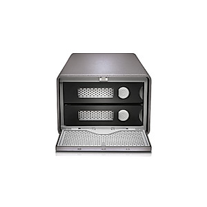 SanDisk Professional 12TB G-RAID 2 - Enterprise-Class 2-Bay Desktop Drive, 7200RPM Ultrastar drive inside, Thunderbolt 3, USB-C, HDMI Port, Hardware RAID - SDPH62H-012T-NBAAD