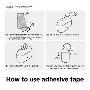 elago Compatible with AirPods Pro 2nd Generation Case Clear with Lanyard - Compatible with AirPods Pro 2 Case, Protective Cover, Shockproof, Wireless Charging, Reduced Yellowing [Deep Purple]