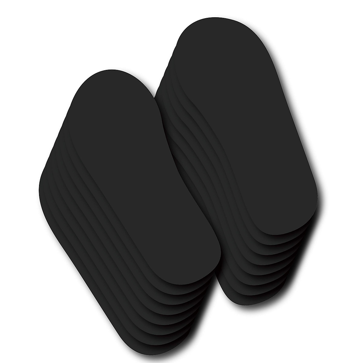 30 Pairs (60Feets) Spray Tanning Feet Pads Black Disposable Sunless Airbrush Tanning Tent Foot Protection